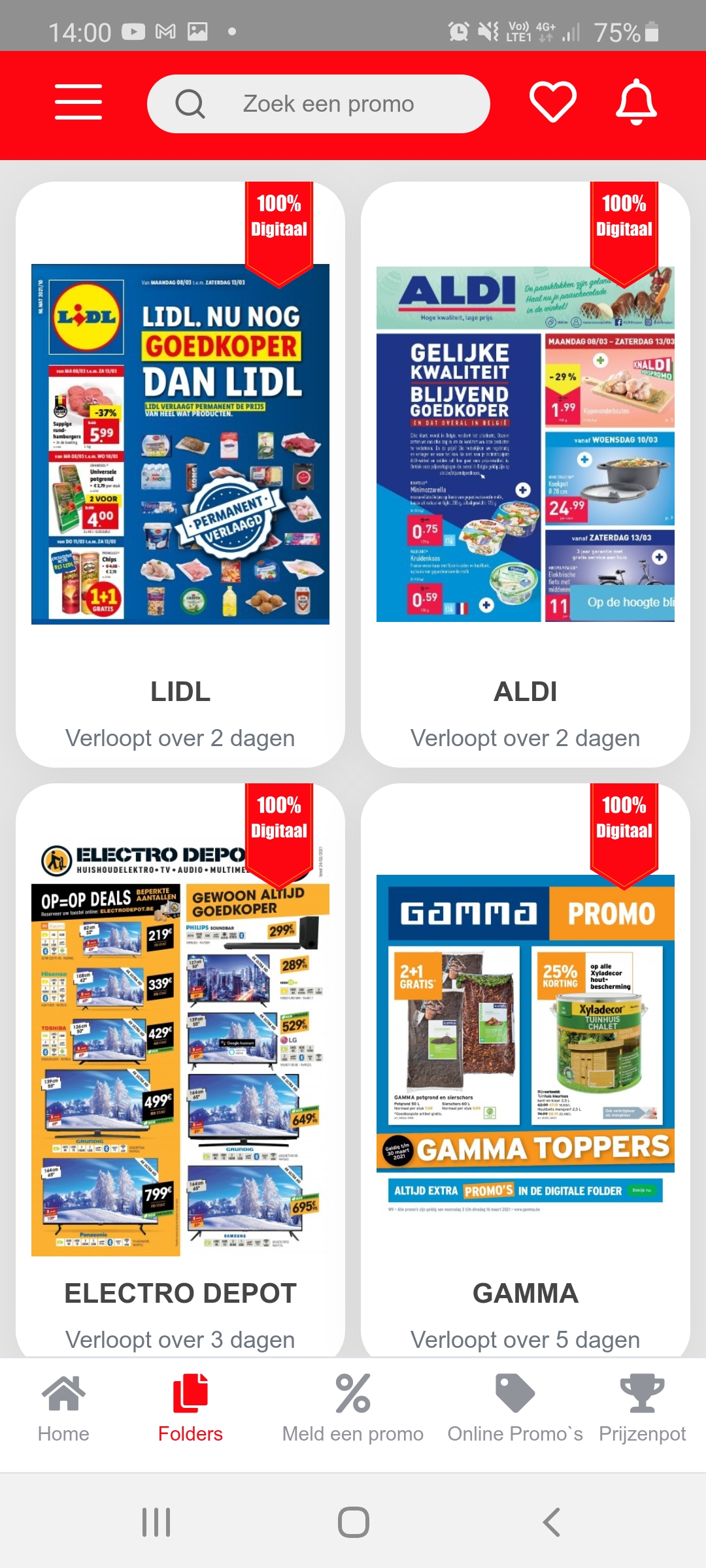 Folders – Bekijk digitaal de reclamefolders uit België